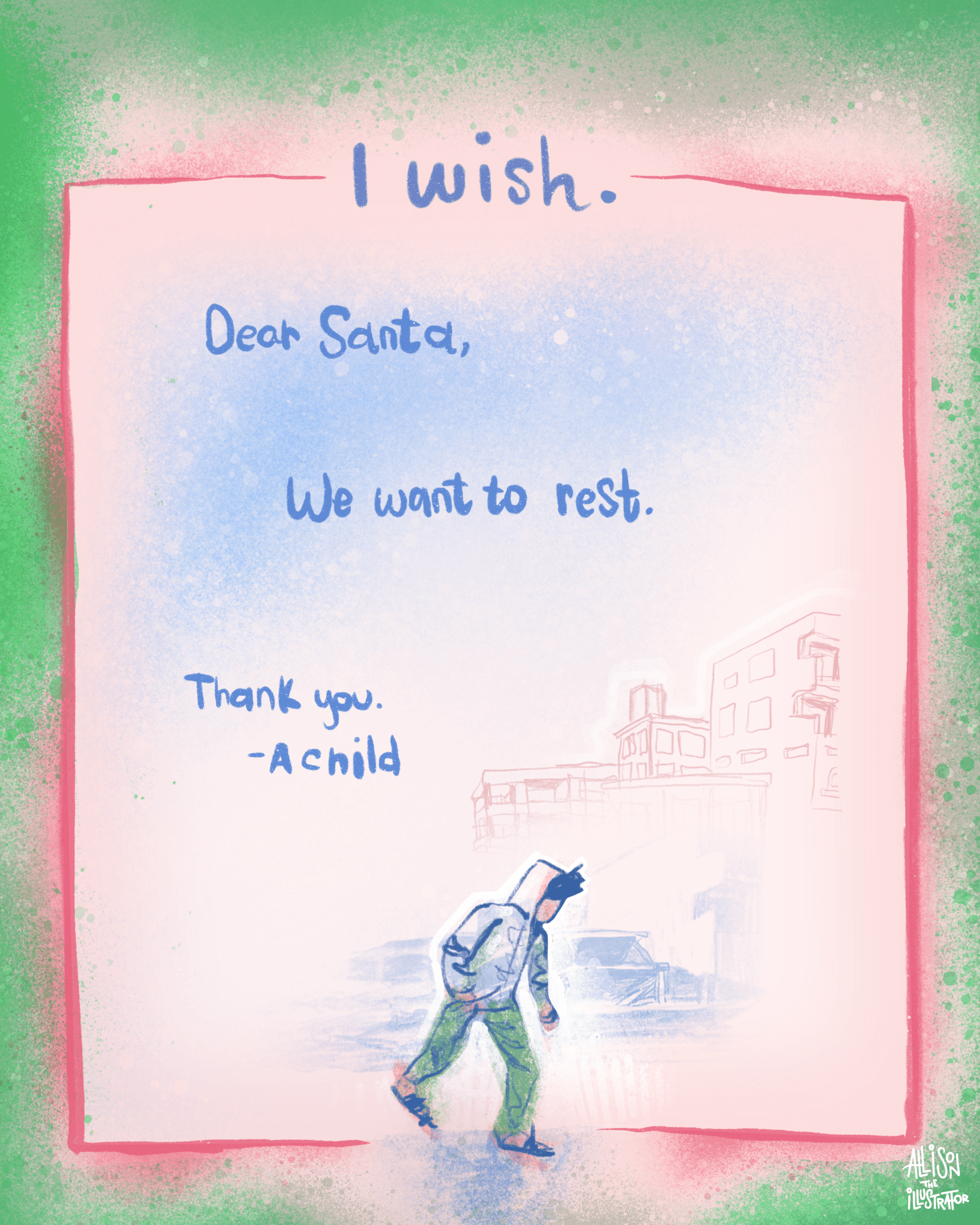 A Letter to Santa – Allison the Illustrator ️
